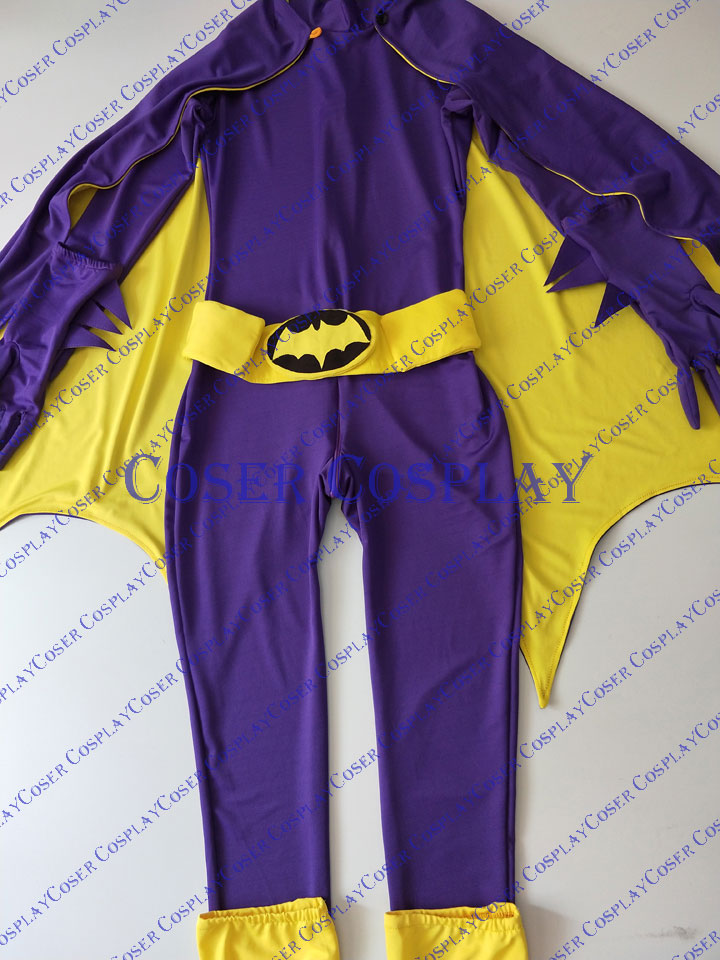 Batman Costume Batgirl Purple Suit